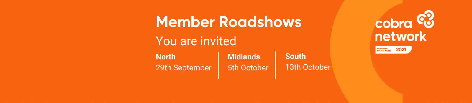 Cobra Network Member Roadshows 2022 – Cobra Connect
